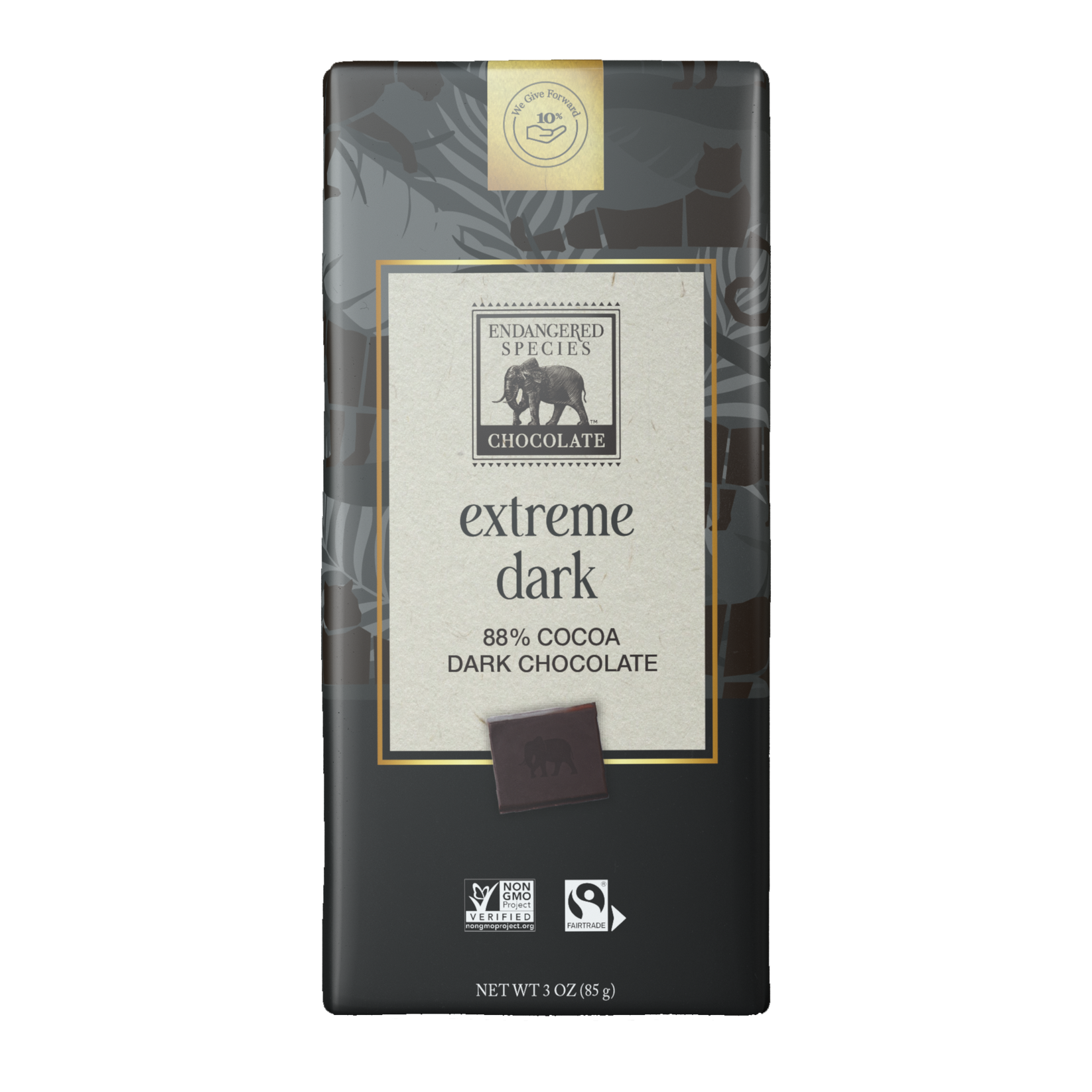 extreme dark + 88% dark chocolate – Endangered Species Chocolate