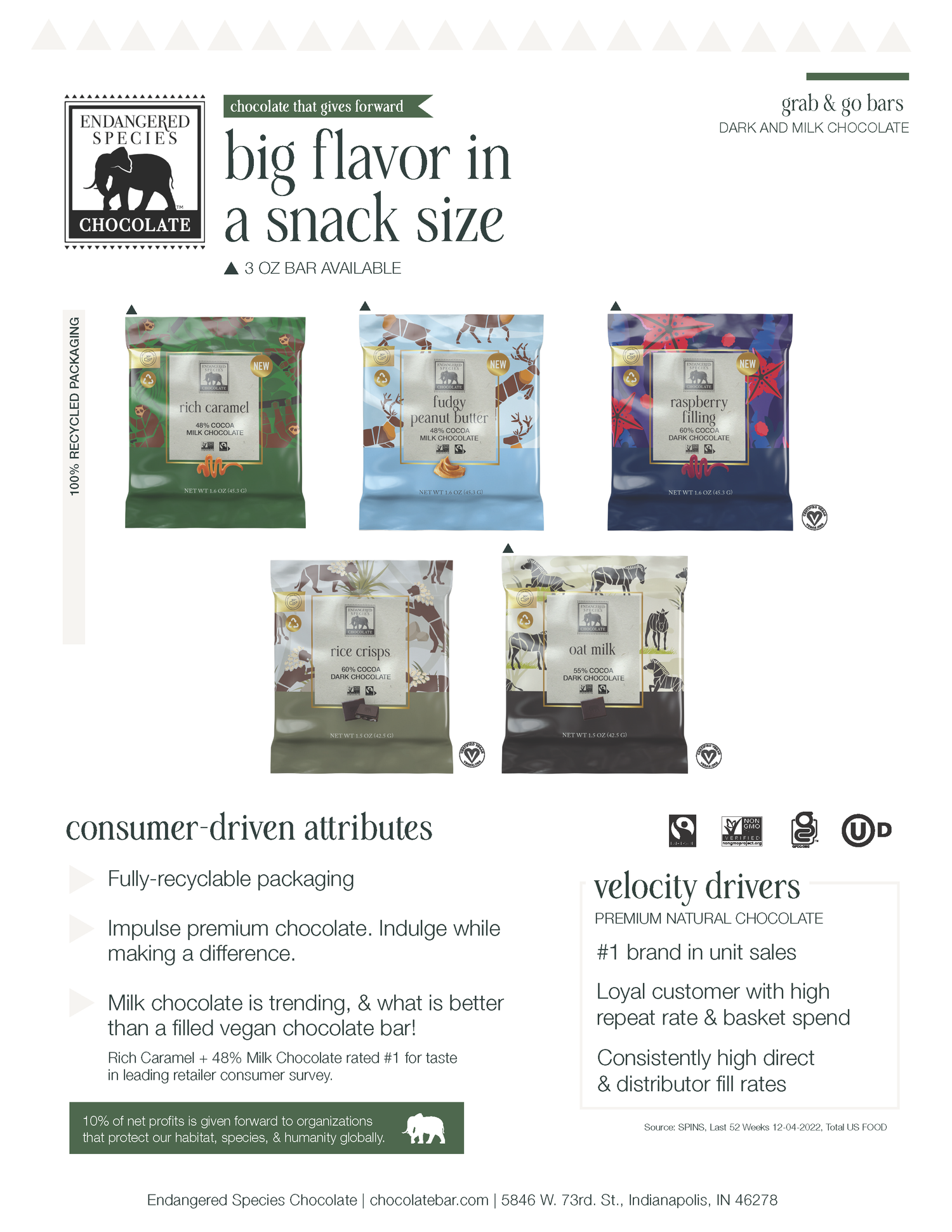 grab & go – Endangered Species Chocolate